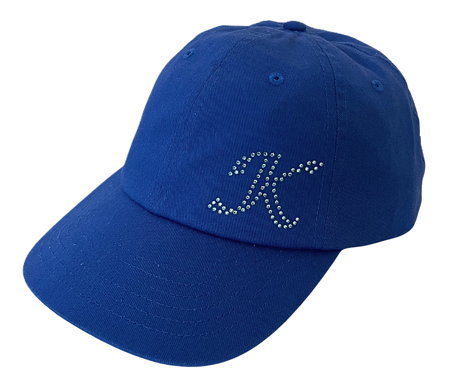 Rachel Cap with Crystal Monogram – dolly mama boutique