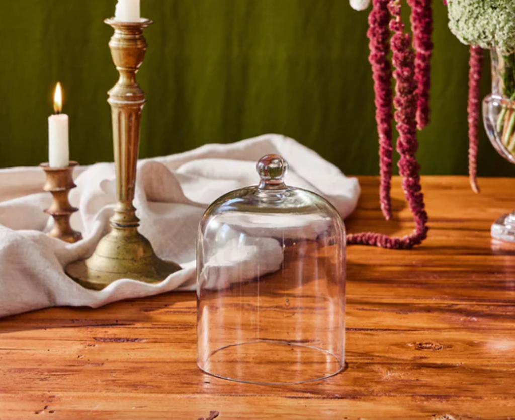 Elegant Glass Candle Cloche for Optimal Scent Capture – dolly mama boutique