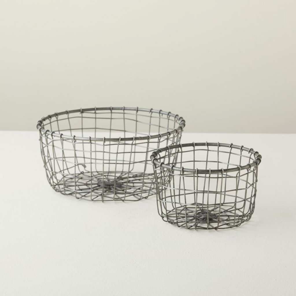 Silver Wire Baskets – dolly mama boutique
