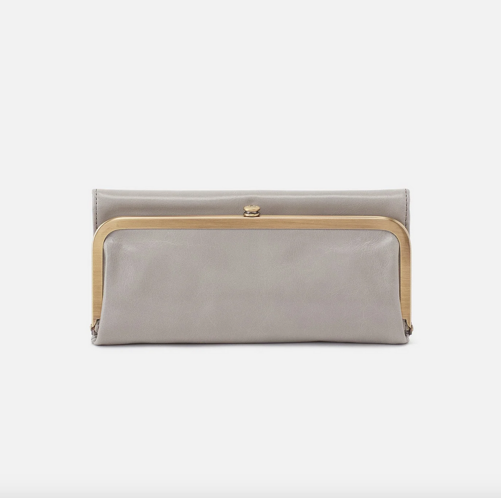 Rachel Wallet: Polished Leather Trifold with Mirror – dolly mama boutique