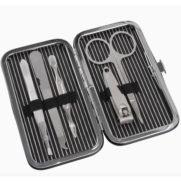 Deluxe Clean Cut Manicure Set for Men - Travel-Sized Kit – dolly mama ...