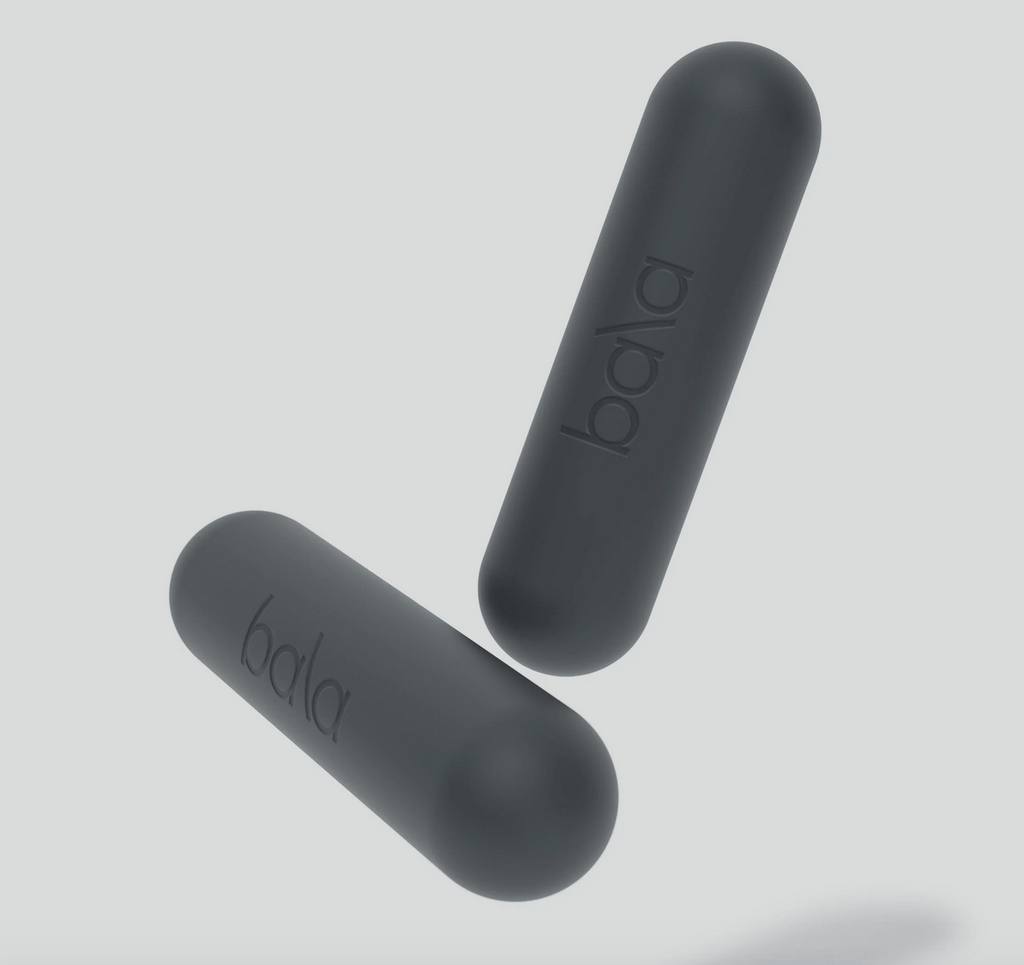 Ergonomic Bala Hand Weights for Fitness - 3 lb Set – dolly mama boutique